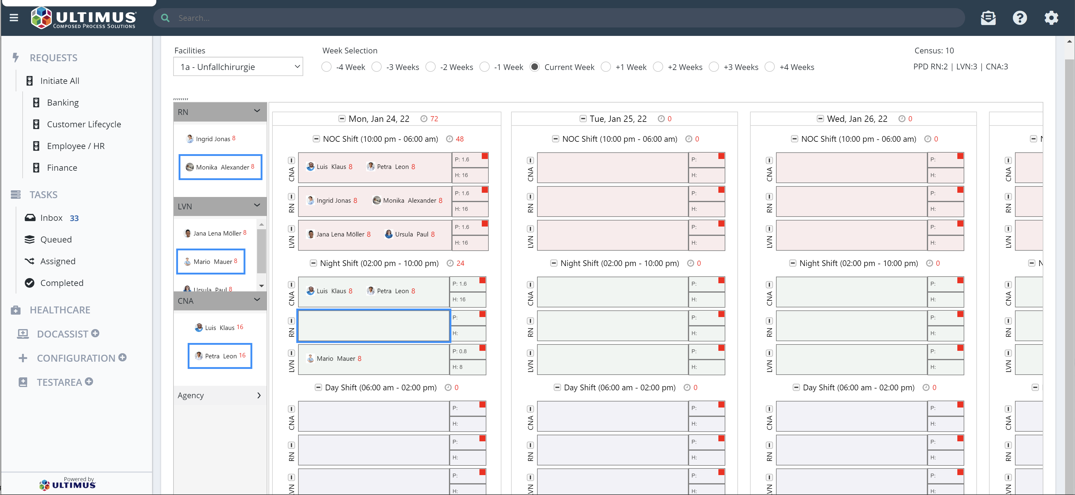 Automated Staff Scheduling | Ultimus Solution Applications Automated Staff Scheduling | Ultimus Solution Applications